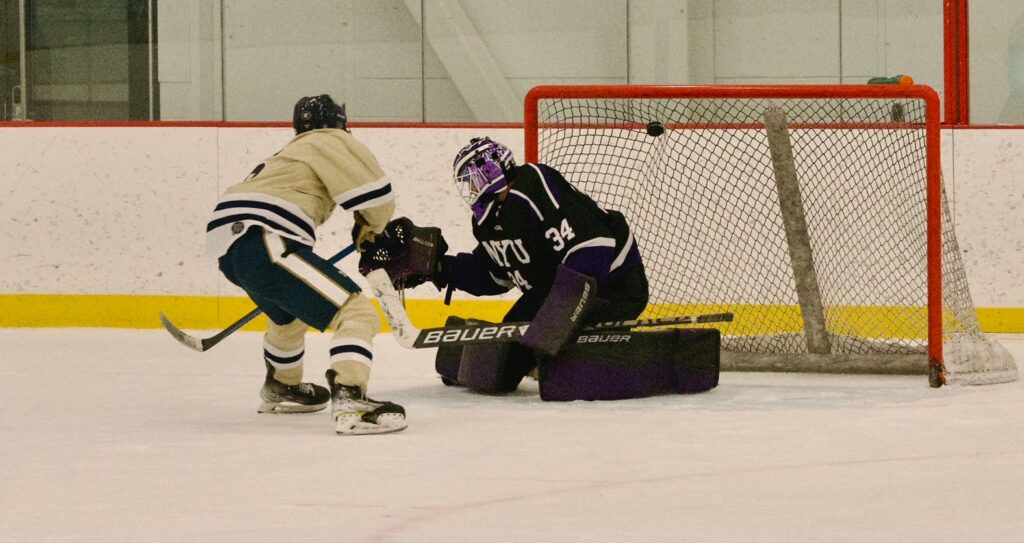 Lions beat NYU in OT! | American Collegiate Hockey Association (ACHA)