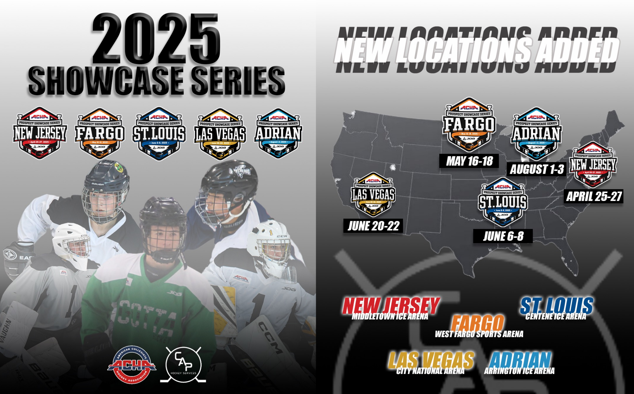 ACHA CONTINUES PROSPECT SHOWCASE SERIES IN 2025 | American Collegiate Hockey Association (ACHA)